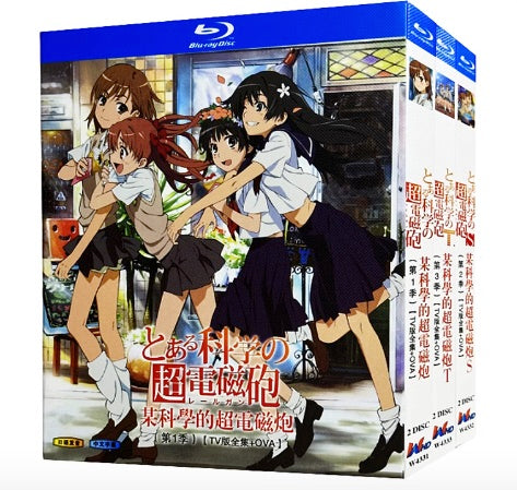 とある科学の超電磁砲 season1-3 & OVA 全話 Blu-ray 6枚組 字幕オフ – BStokyo